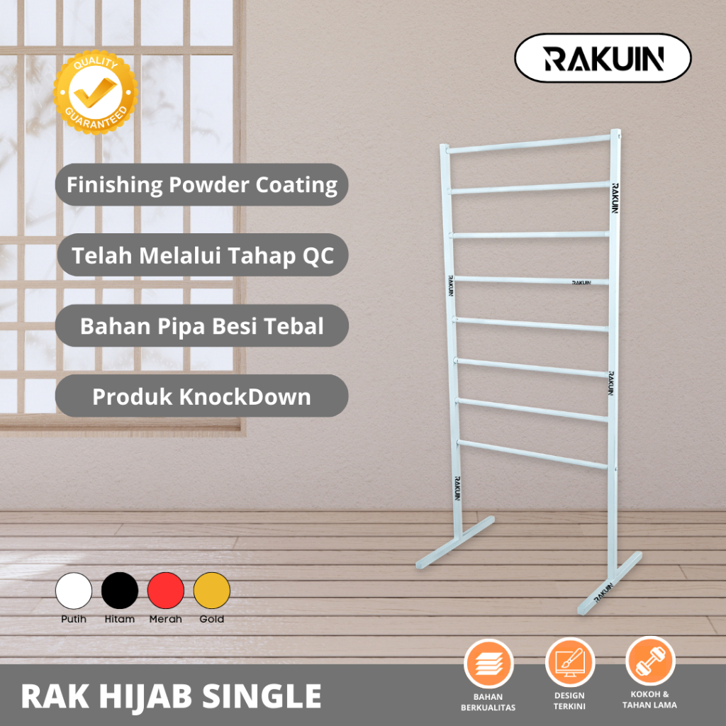Jual RAK HIJAB SINGLE - RAK HIJAB BESI KOKOH & MINIMALIS/ RAK UNTUK ...