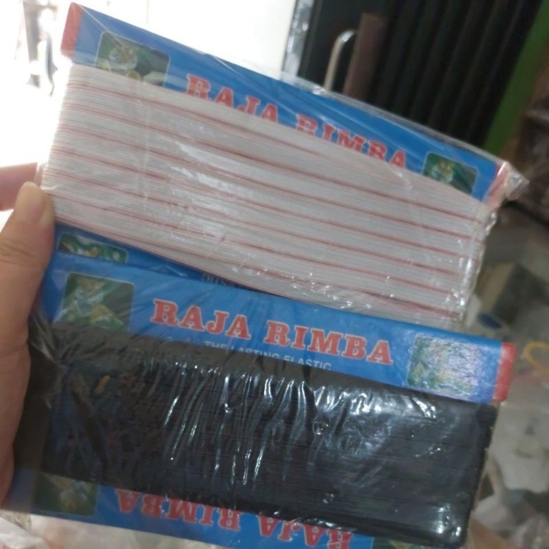 Jual Karet List Merah Raja Rimba/ Elastis 7,5 mm per papan / Karet ...