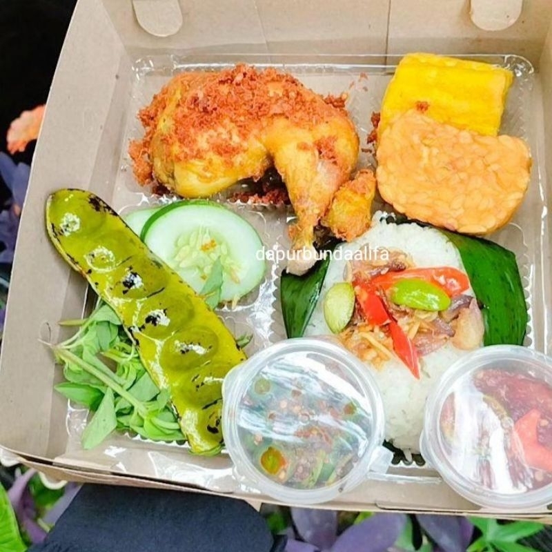 Jual NASI LIWET SUNDA KOMPLIT ( minimal order 4 box ) | Shopee Indonesia