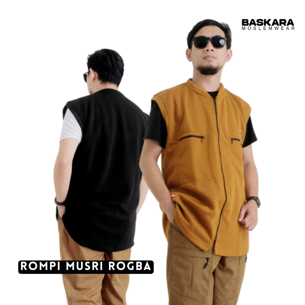 Jual Rompi Musri Rogba Muslim Riders Outer Pria Muslim | Shopee Indonesia