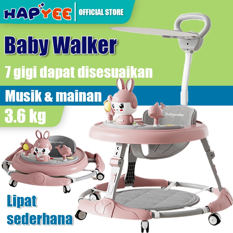 Jual HAPYEE Baby Walker Roda Bayi Belajar Jalan | Shopee Indonesia