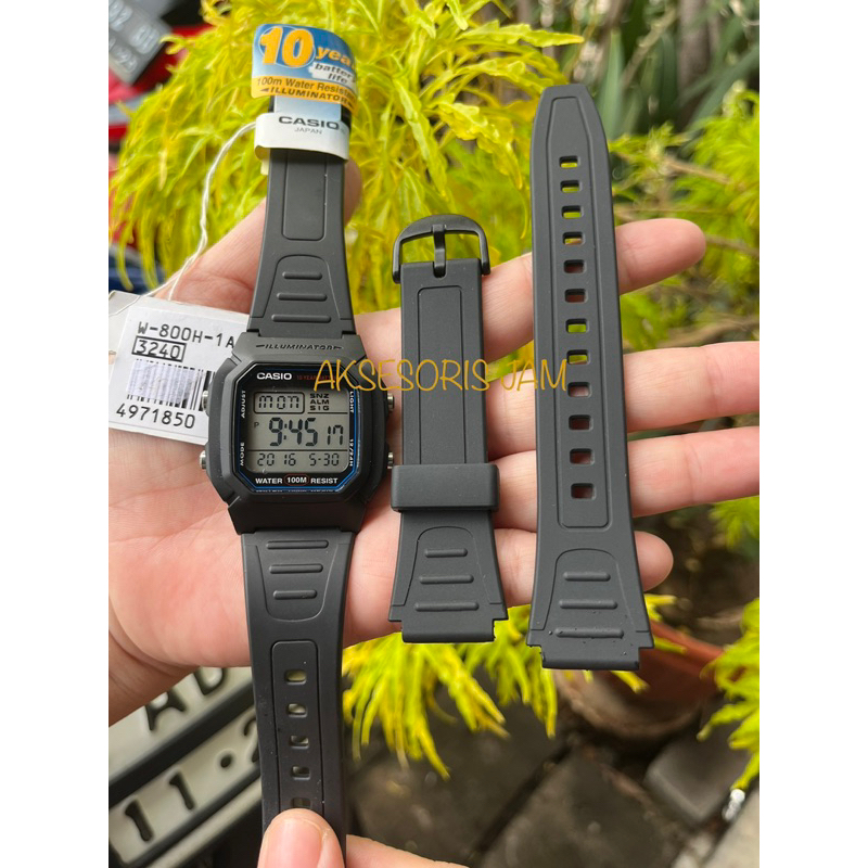 Jual STRAP TALI JAM TANGAN CASIO W800H W800 H W 800H CASIO W-800H | Shopee Indonesia