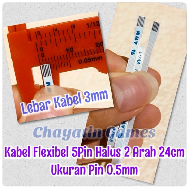 Jual Kabel Flexibel 5 Pin Halus Panjang & Model sesuai pilihan Varian ...