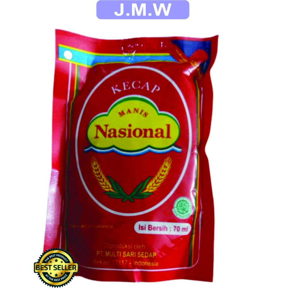 Jual Kecap Manis Nasional 60ml / Kecap Manis Nasional Refill | Shopee ...