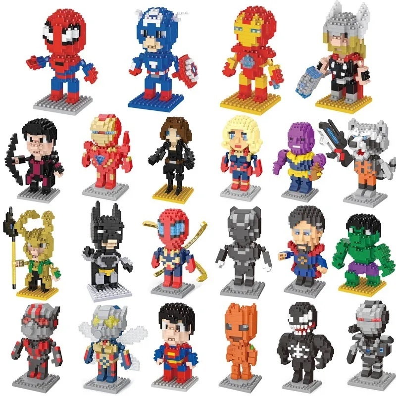 Jual LEGO BRICKS MAINAN EDUKASI DIY MINI NANO BLOCK 3D BUILDING BLOCKS ...