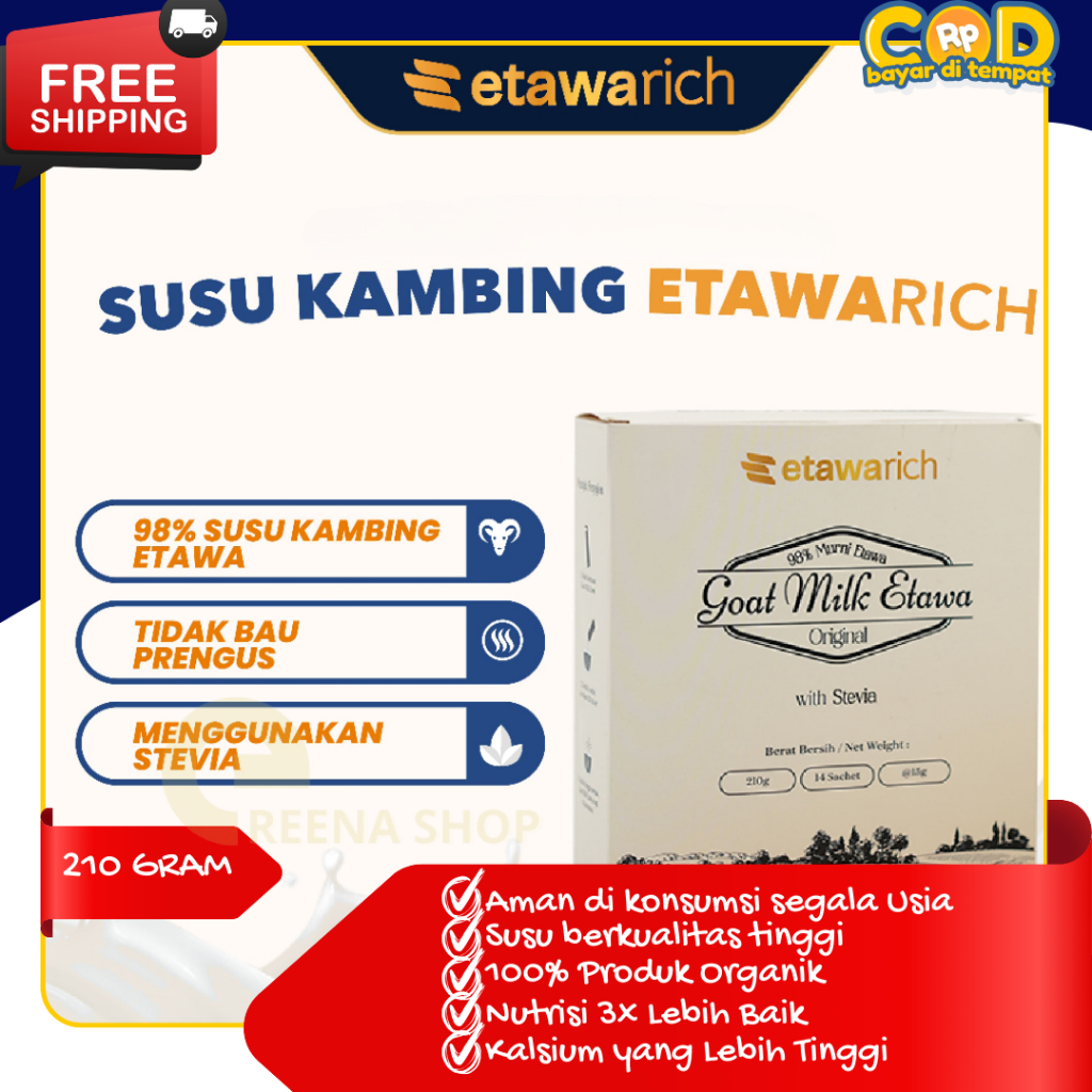 Jual ETAWARICH Susu Kambing Multivitamin Solusi Untuk Pertumbuhan ...