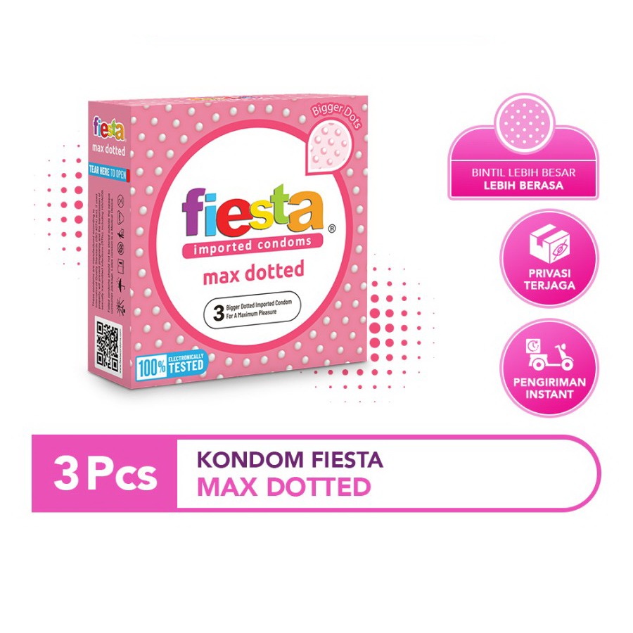 Jual KONDOM FIESTA MAX DOTTED. | Shopee Indonesia