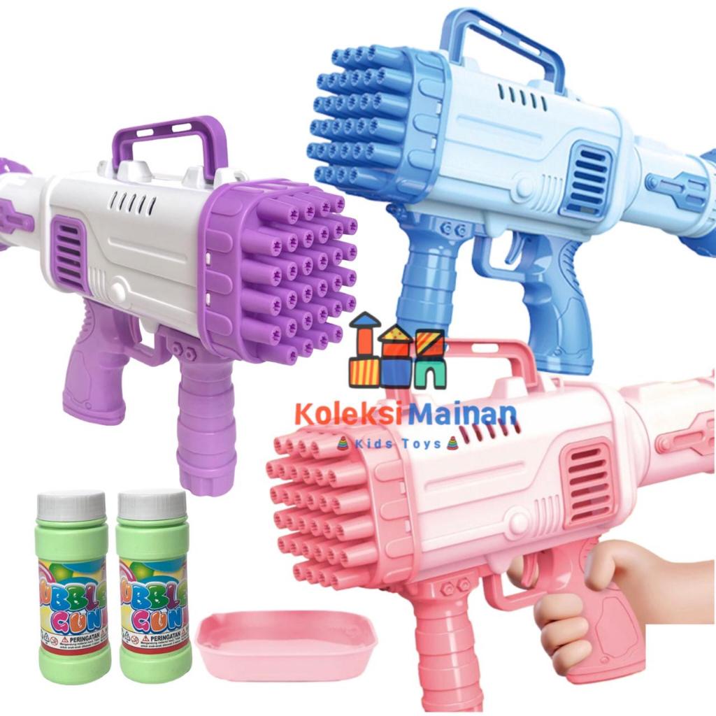 Jual Bubble gun bazooka rocket launcher mainan anak tembakan gelembung ...
