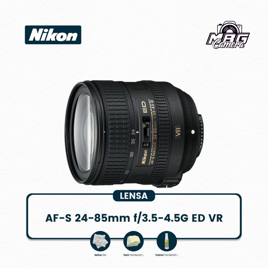 Jual LENSA NIKON AF-S 24-85MM VR G ED FX NIKKOR LENSA FULFREM 24-85MM | Shopee Indonesia