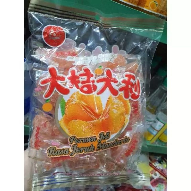 Jual Permen Lunak Jelly Rasa Jeruk Mandarin /Imlek Orange Flavor Soft ...