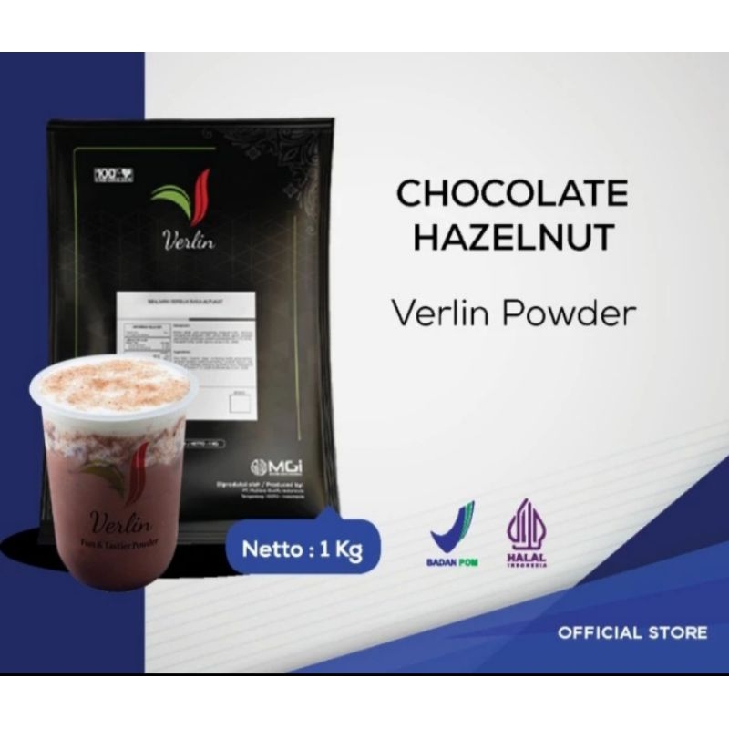 Jual VERLIN POWDER DRINK MINUMAN SERBUK RASA CHOCOLATE HAZELNUT / Bubuk ...