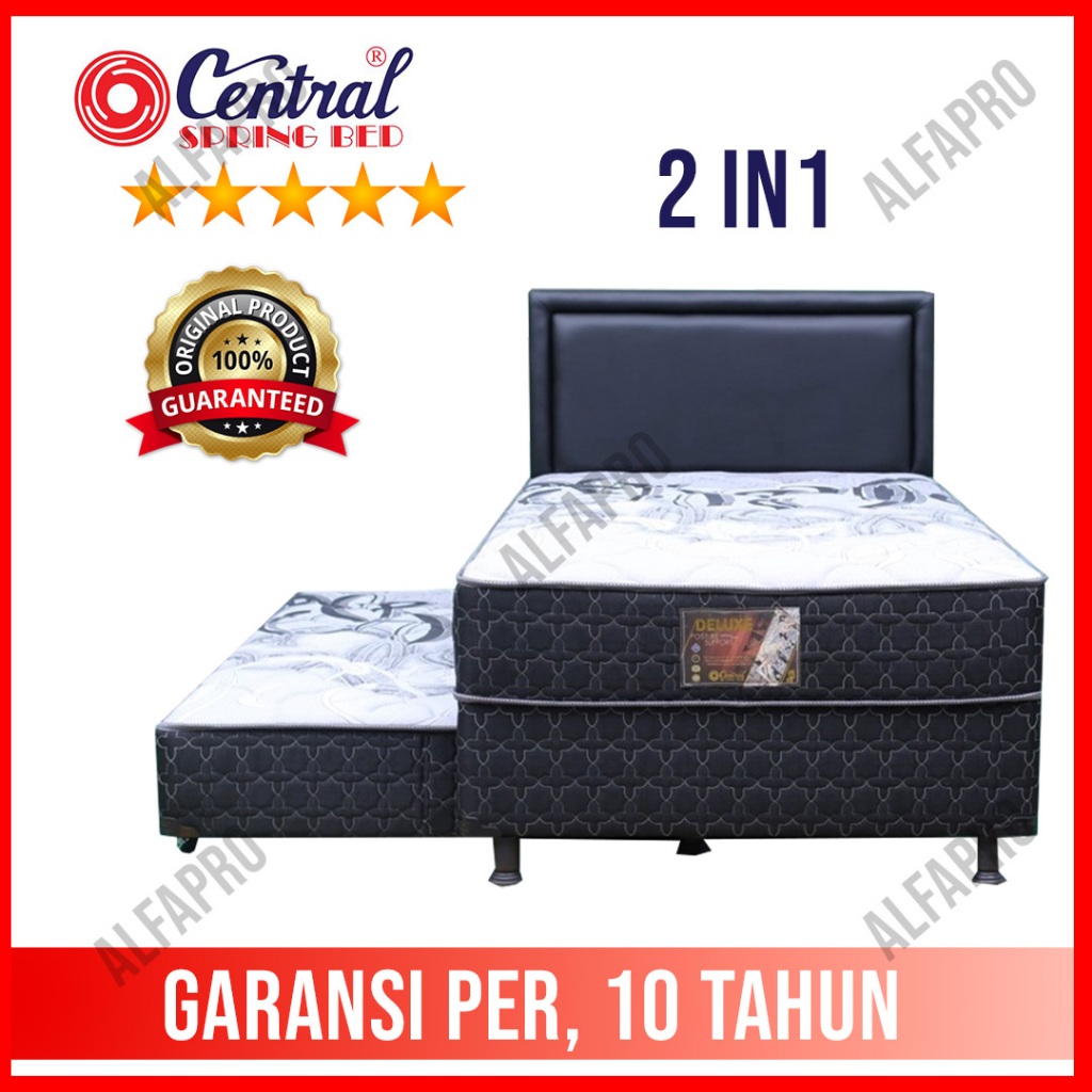 Jual Kasur Sorong / Springbed 2 in 1 Deluxe - Central Springbed | Shopee Indonesia