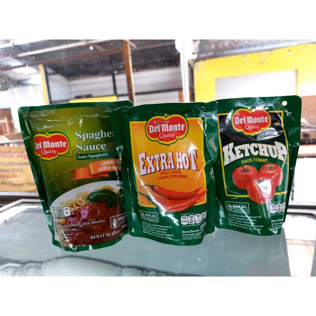 Jual DEL MONTE POUCH SAUS KEMASAN 200GR | Shopee Indonesia