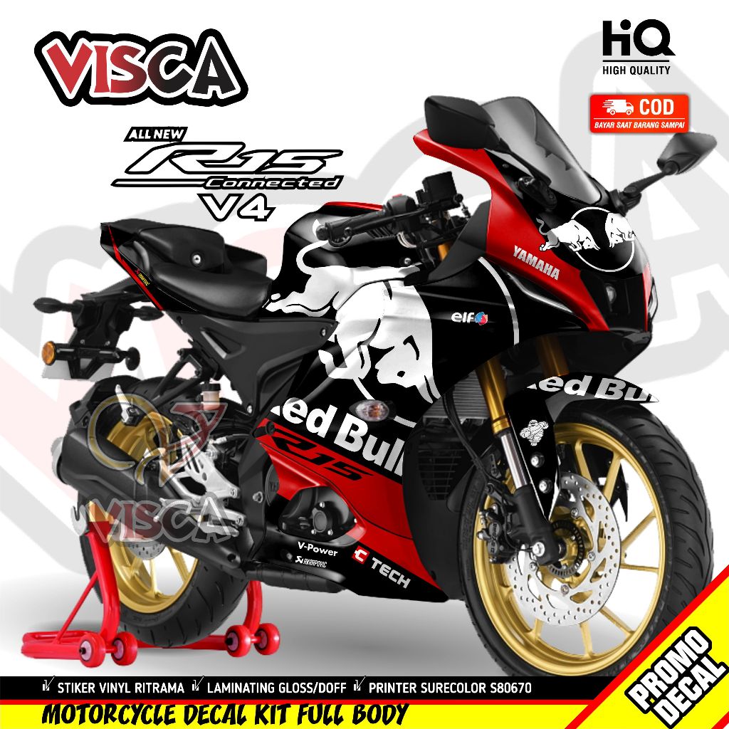 Jual Decal R15 V4 Full Body Stiker R15 V4 Full Body Dekal R15 V4 R ...