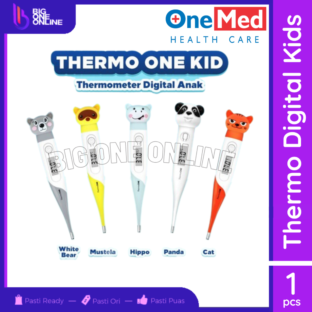 Jual Thermo One Kid Onemed, Termometer Digital Kids, Termometer Ketiak ...