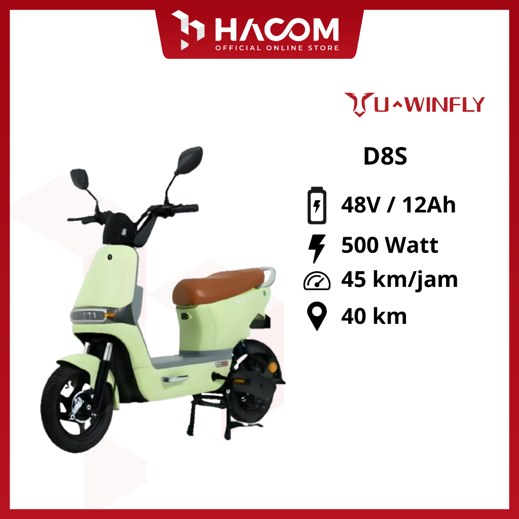 Jual Sepeda Listrik Uwinfly D8s 48V/12Ah Garansi Resmi Uwinfly 1 Tahun ...