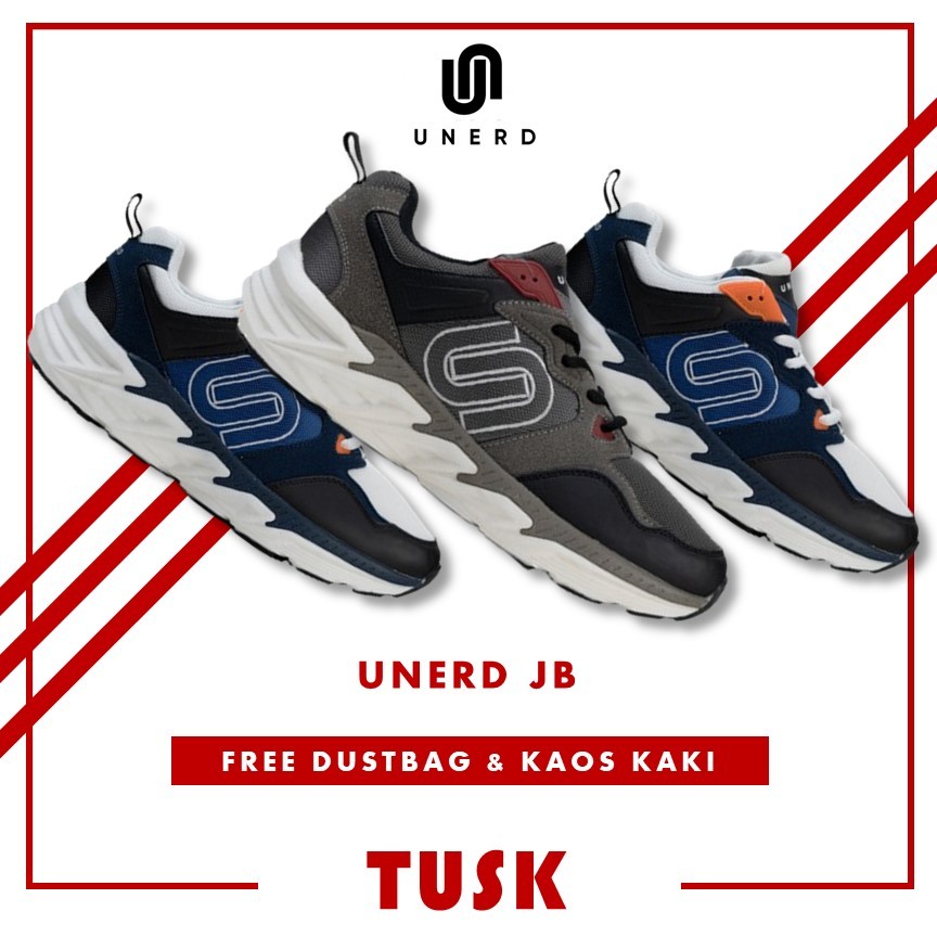 Jual Sepatu Unerd JB Sepatu Sneakers Casual Sport Sepatu Sneaker ...
