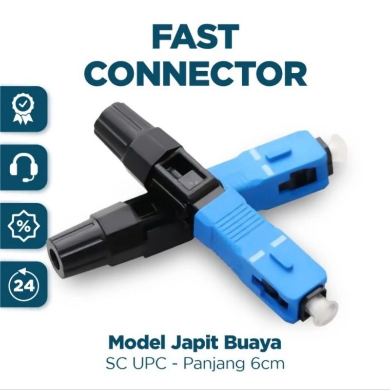 Jual Fast Connector SC UPC Buaya Sambungan Kabel Fiber Optik | Shopee Indonesia