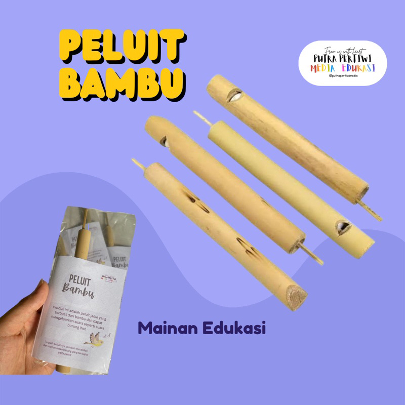 Jual Putra Pertiwi Media Edukasi - Peluit Bambu Suara Burung Mainan ...