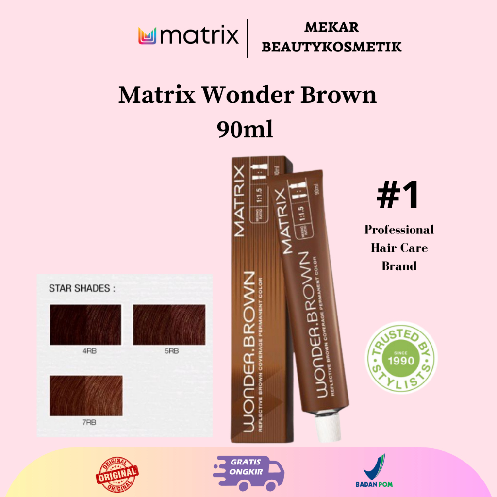Jual MATRIX - Wonder Brown |Hair Color|Semir rambut Matrix 90 ml|Cat ...