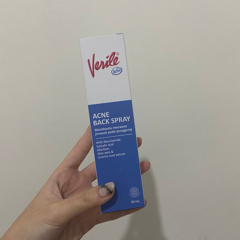 Jual Verile Acne Back Spray 90ml | Shopee Indonesia
