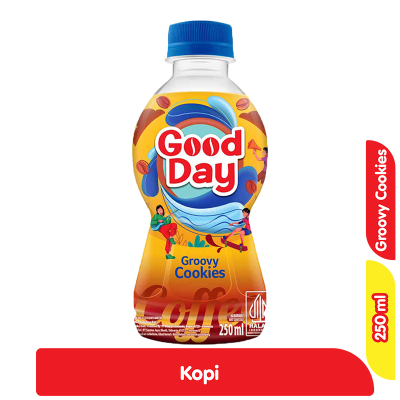 Jual Good Day Groovy Cookies Minuman Kopi Instan 250 ml | Shopee Indonesia