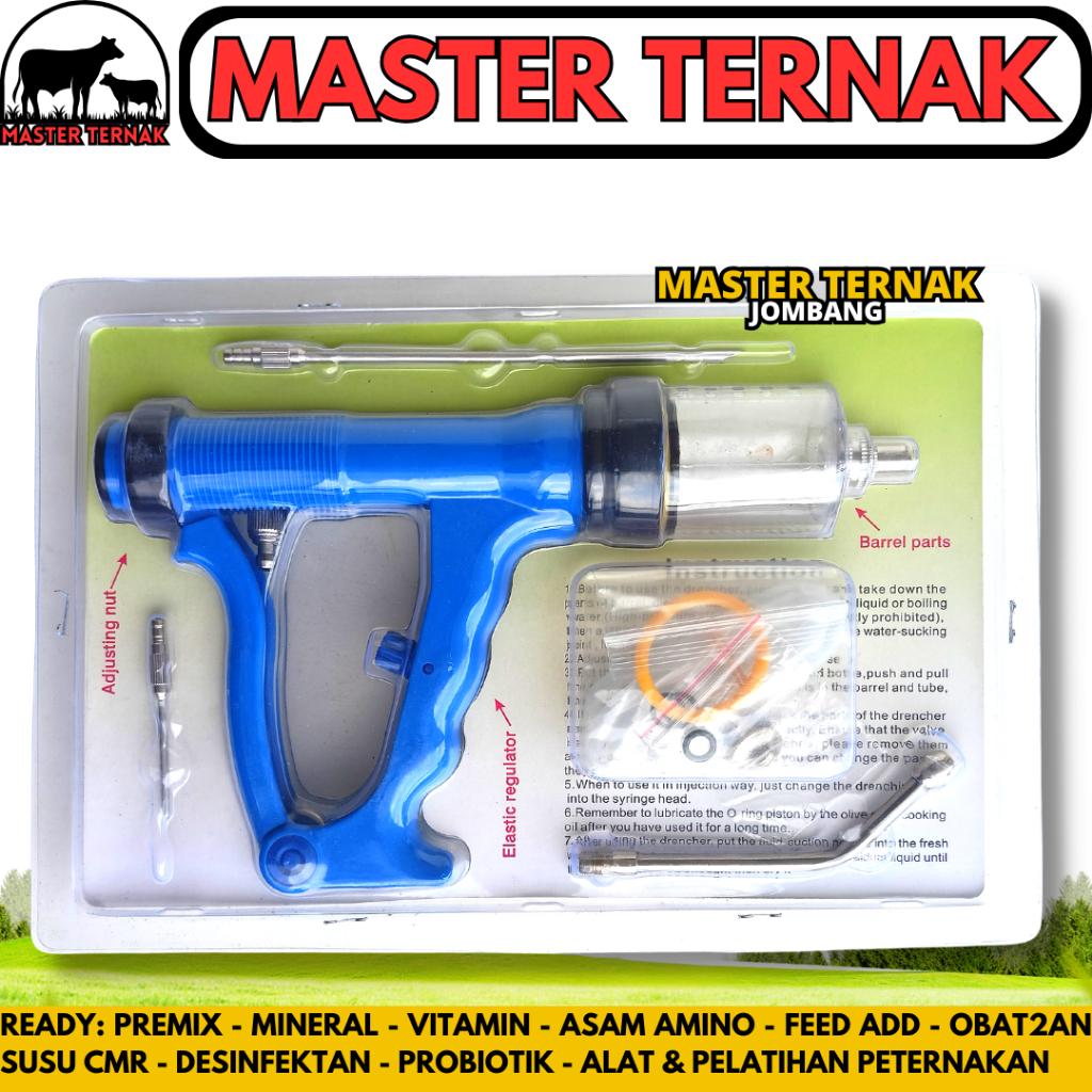 Jual ALAT CEKOK HEWAN OTOMATIS 50ML - Alat Cekok Obat Sapi Kambing ...