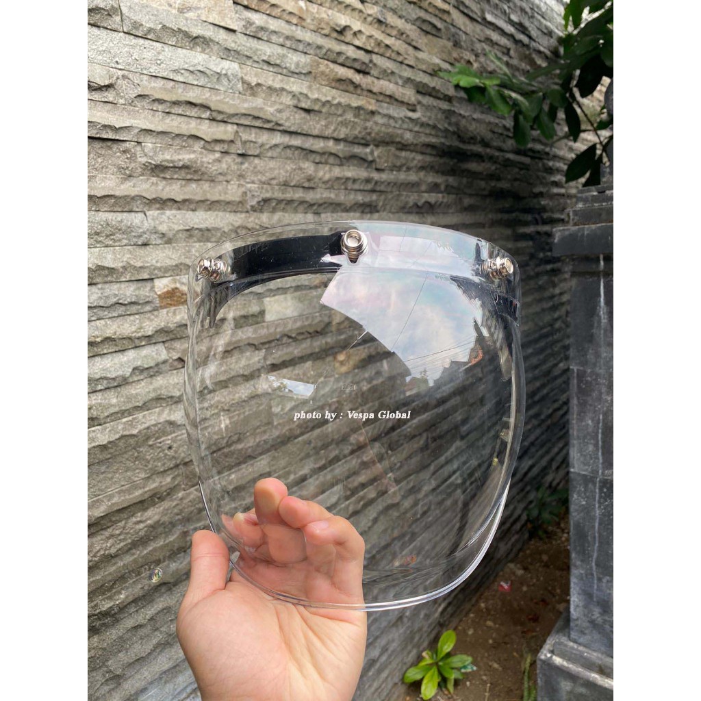 Jual Kaca Helm Snail Flat dan Bubble Original | Shopee Indonesia
