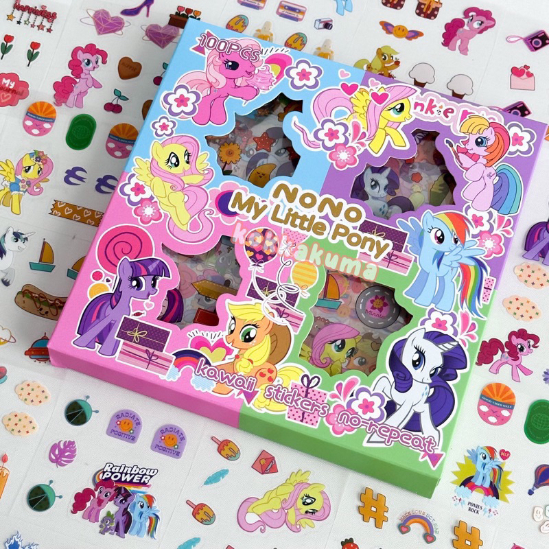 Jual VALARAS | Stiker NONO Scrapbook TERBARU Box 100 Lembar Sticker ...