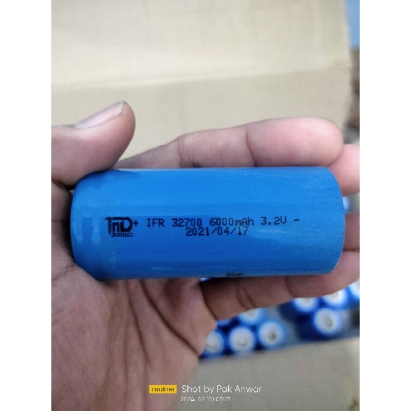 Jual Baterai battery Lifepo4 type 32700 6000mah good condition | Shopee Indonesia