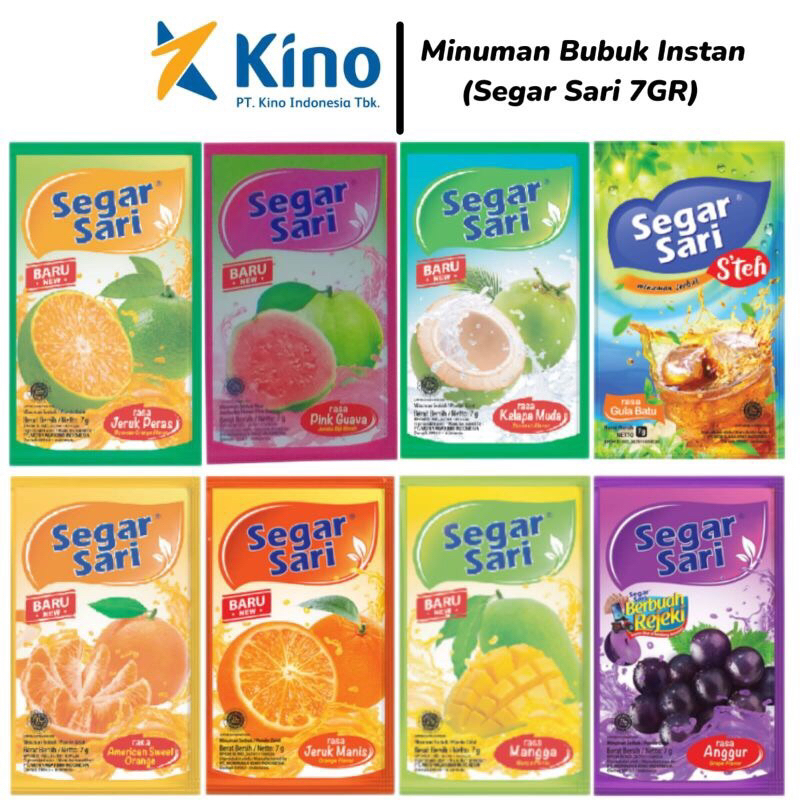 Jual SEGAR SARI KINO MINUMAN SERBUK RENCENG | Shopee Indonesia