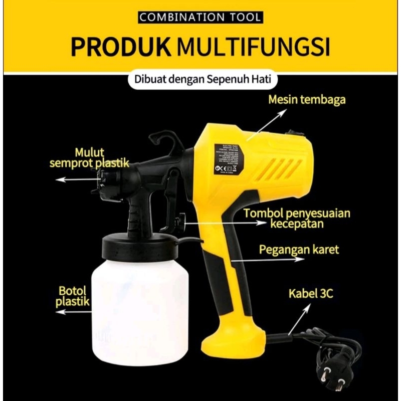 Jual MESIN CAT SEMPROT LISTRIK PORTABEL AWET DAN MURAH | Shopee Indonesia