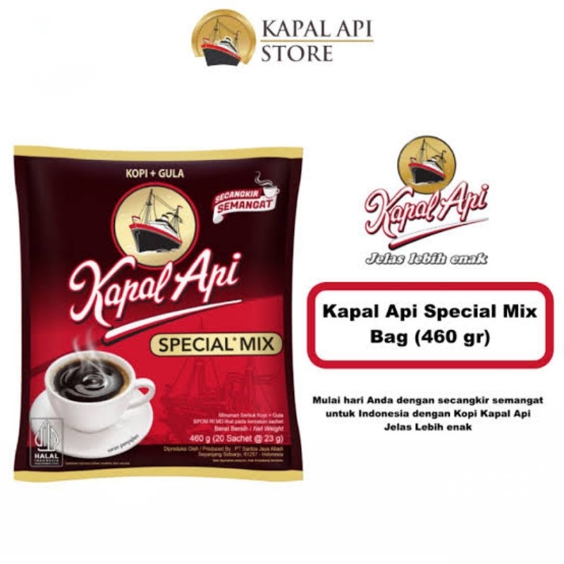 Jual Kapal Api Special Mix Bag 460 gr | Shopee Indonesia