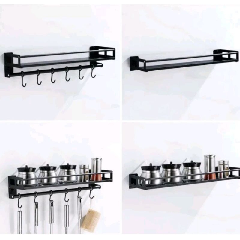 Jual rak dapur dinding kitchen rak anti karat / rak bumbu dapur ...