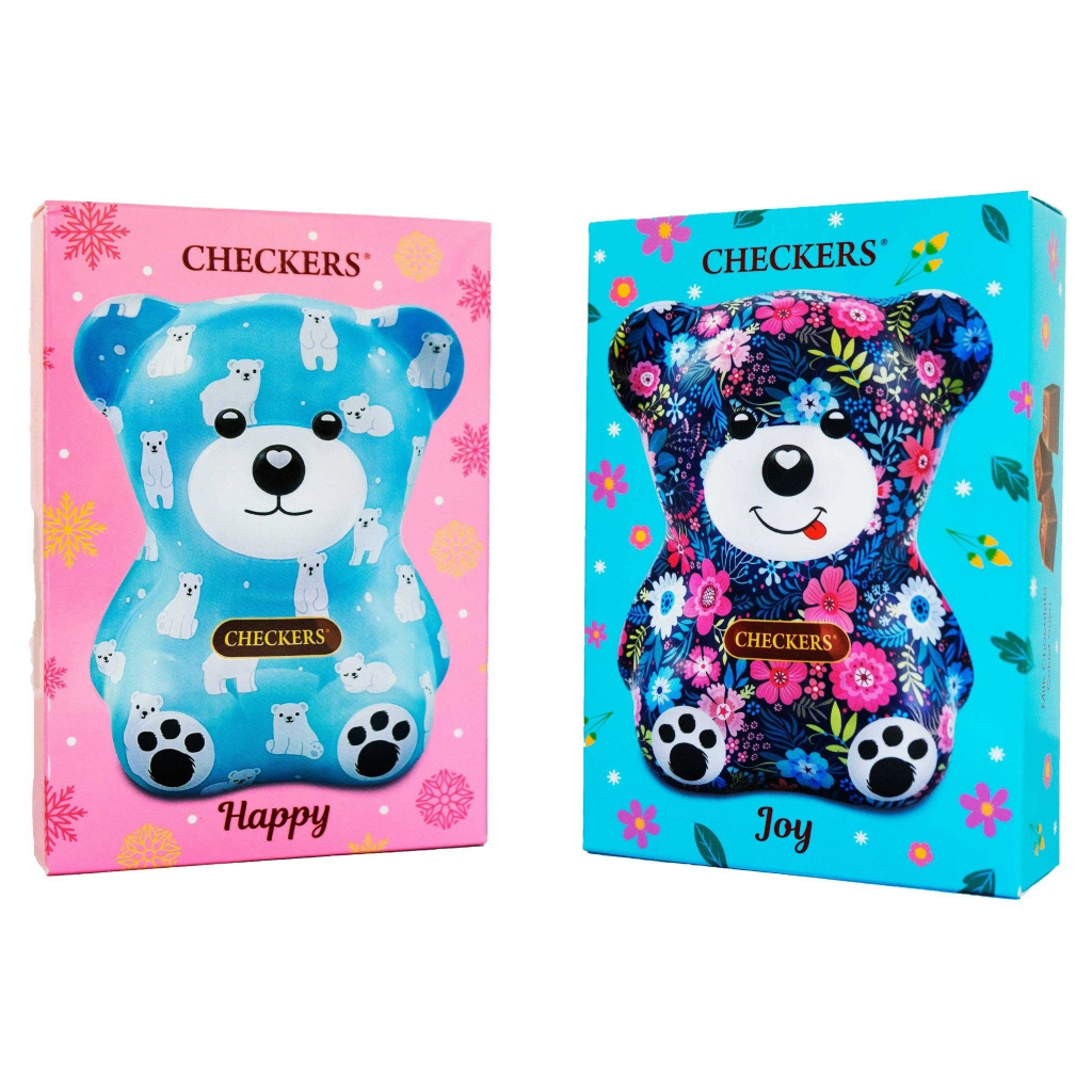 Jual Checkers Milk Chocolate Teddy Bear Mini Box Coklat Beruang ...