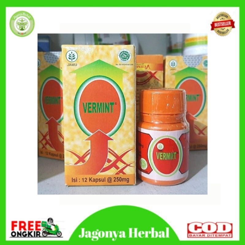 Jual VERMINT KAPSUL CACING KERING ORIGINAL 12 KAPSUL - MENGATASI TYPUS ...