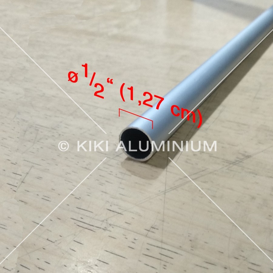 Jual Pipa Aluminium - Diameter Luar 1,27 cm (1/2 Inch) - Tebal 1 mm ...