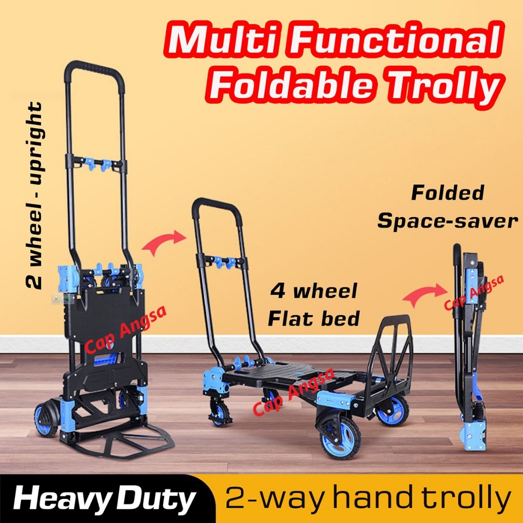 Jual TROLLY LIPAT TROLLI BESI HEAVY DUTY KERETA DORONGAN SERBAGUNA ...