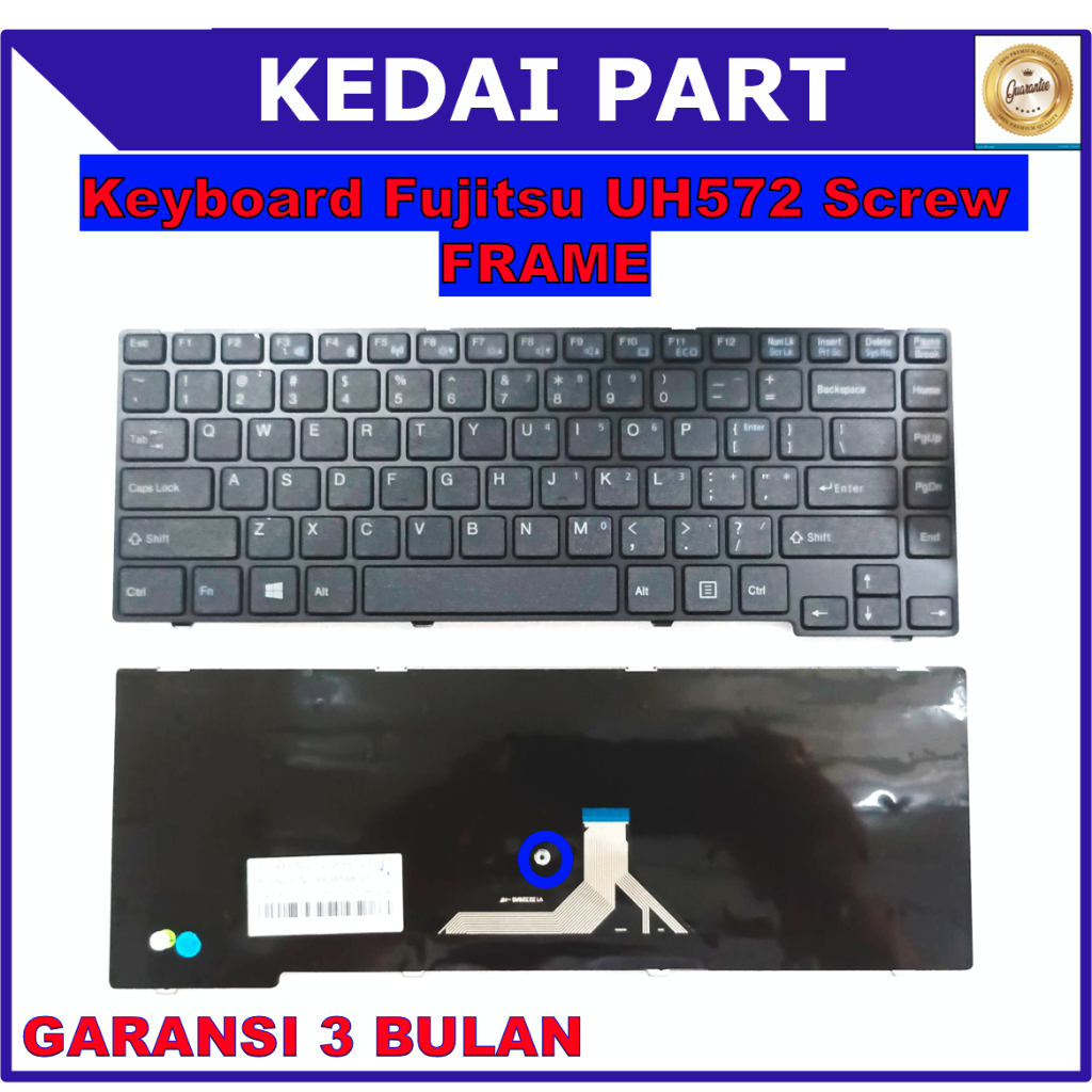 Jual Keyboard Fujitsu LifeBook UH572 UH55 UH574 UH554 With Screw Frame ...