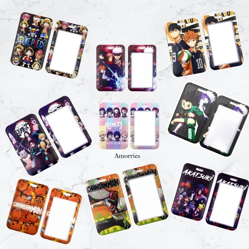 Jual Nametag Anime One Piece Jujutsu Kaisen Kimetsu No Yaiba Akatsuki ...