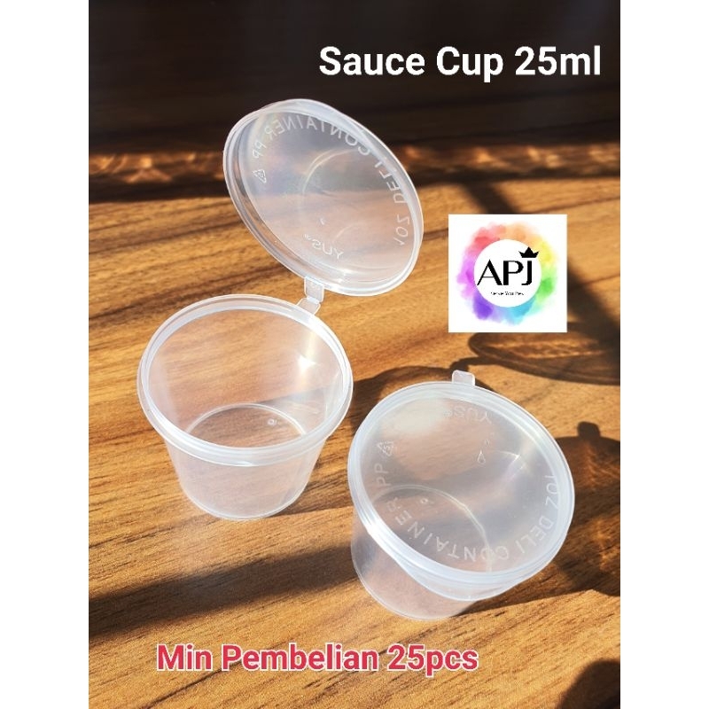 Jual Cup Saos Klip 25ml 35ml 60ml/Cup Sambal/Cup Mayones/Sauce Cup ...