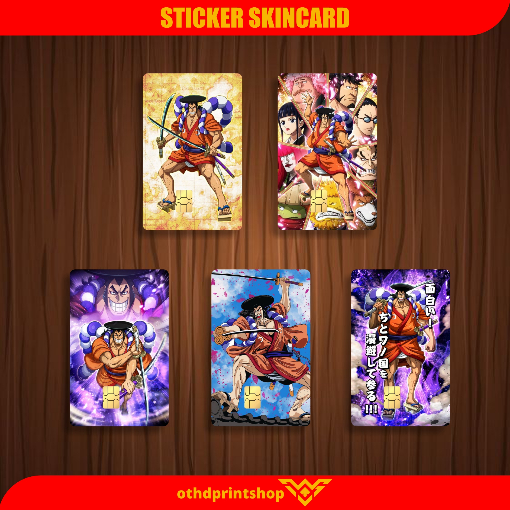 Jual Stiker Sticker Skin Kartu Atm Tena KOJUKI ODEN ONEPIECE Special ...