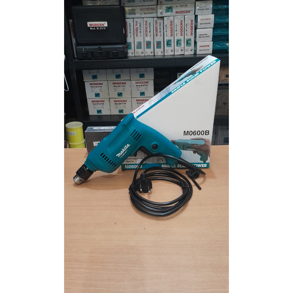 Jual Mesin Bor Listrik 10mm Maktec MAKITA M0600 | Shopee Indonesia