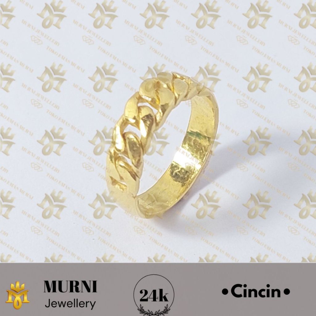 Jual Cincin Emas 24K Asli model Rante - Toko Emas Murni | Shopee Indonesia