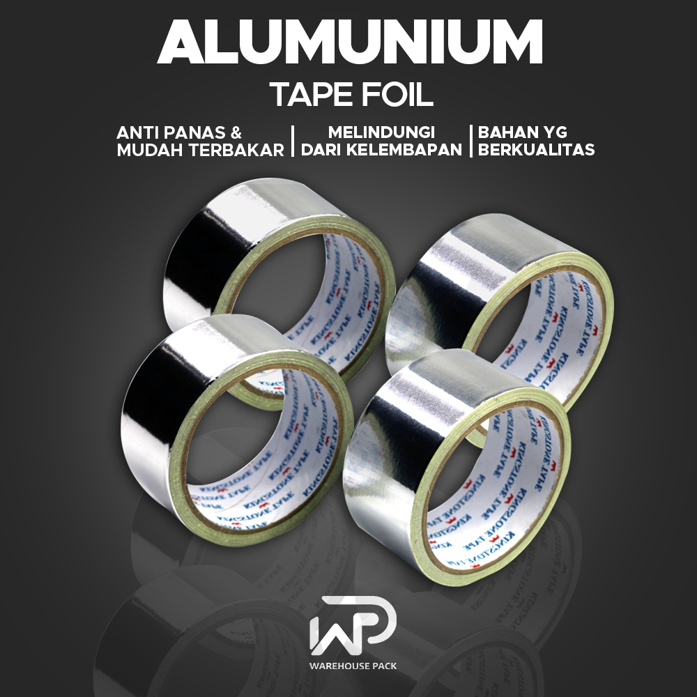 Jual Lakban Aluminium Super Kuat | Aluminium Foil Tape | Aluminium Duct ...
