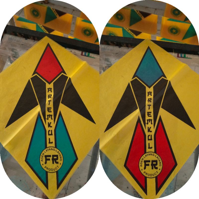 Jual KERTAS SABLON WARNA KUNING FR 3 warna (50 pcs) BUKAN LAYANGAN JADI ...