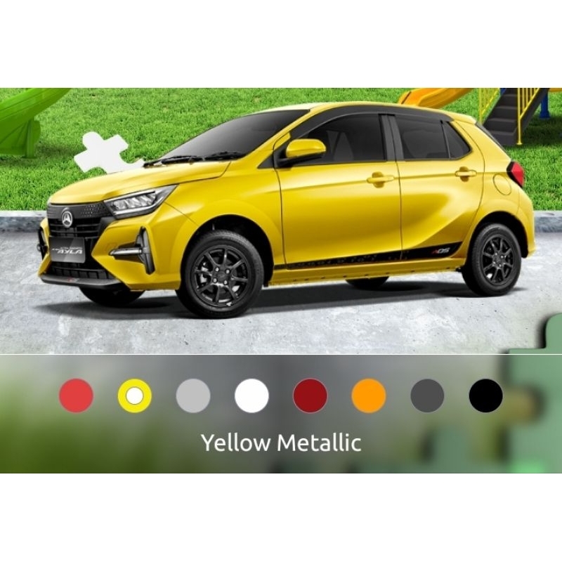 Jual body kit side skirt samping all new agya ayla model original oem ...