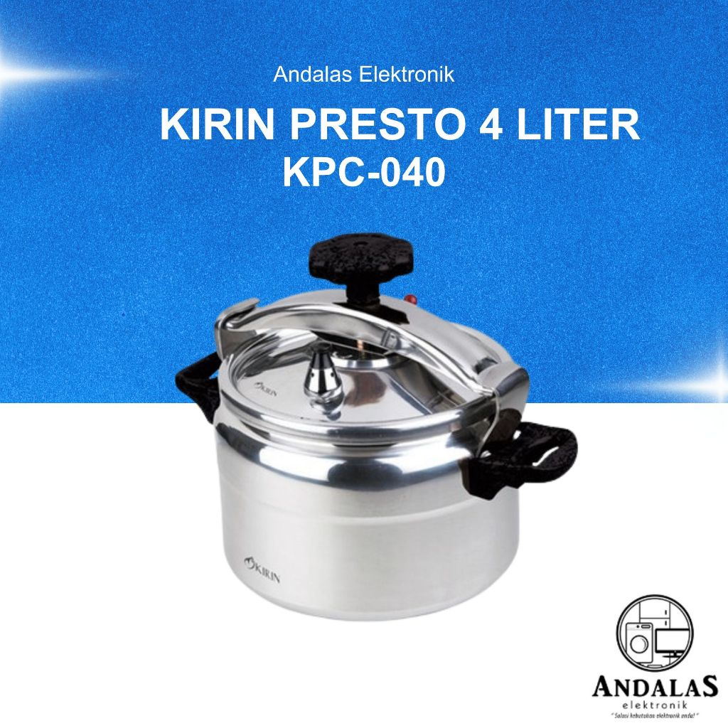 Jual KIRIN Panci Presto Induksi Aluminium 4 Liter KPC-040 KPC 040 KPC040 | Shopee Indonesia