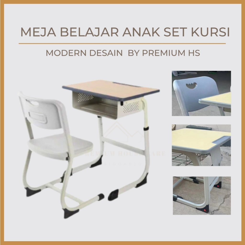 Jual Meja Siswa Meja Sekolah Meja Les Meja Belajar Satu Set Dengan ...