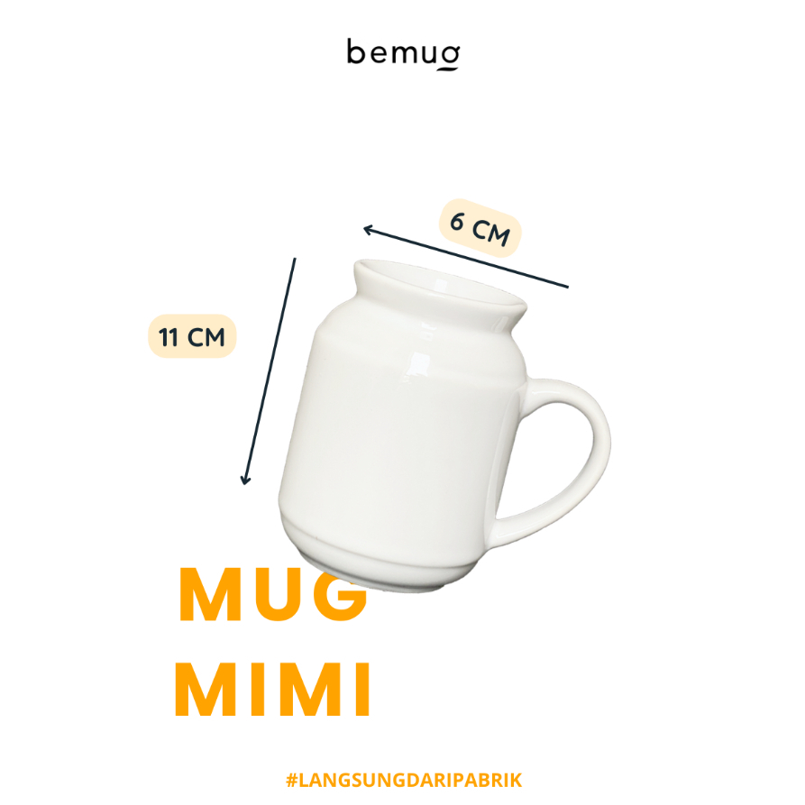 Jual Mug polos coating / mug mimi / mug meme murah / mug susu mini ...